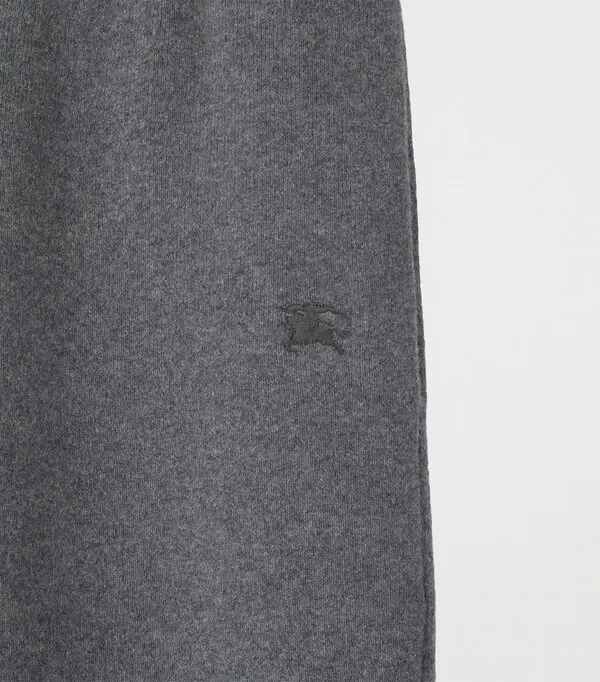 Burberry Cashmere-blend Logo Sweatpants
