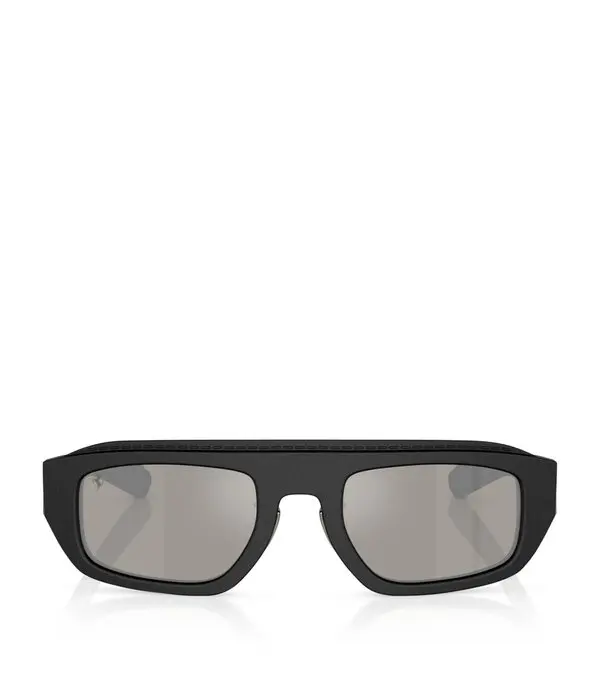 FERRARI Acetate Pillow Sunglasses - Black