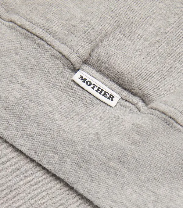 MOTHER Cotton The Biggie Concert Sweatshirt - Grey