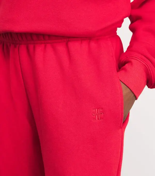 Eterne French Terry Sweatpants - Red