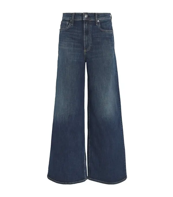 Rag & Bone Flexi Sofie High-rise Wide-leg Jeans - Blue