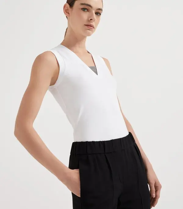 Brunello Cucinelli Crepe Cady Slim Trousers