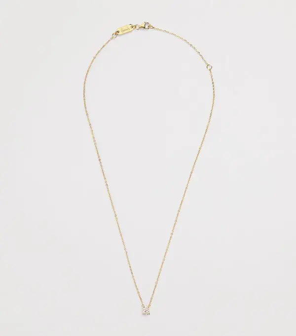 Harrods Diamond And Yellow Pendant Necklace
