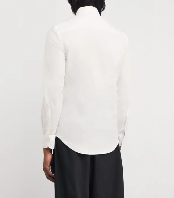Emporio Armani Cotton-blend Shirt - White