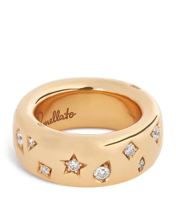 Pomellato Iconica Rose Gold And Diamond Ring - White