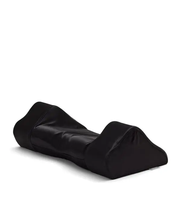 Hyoumankind Back Sleep Pillow With Silk Pillowcase - Black