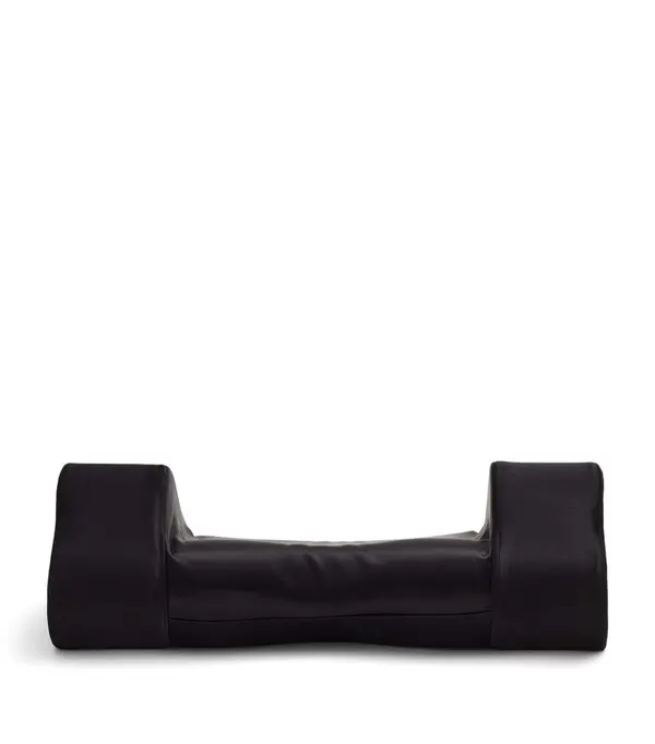 Hyoumankind Back Sleep Pillow With Silk Pillowcase - Black