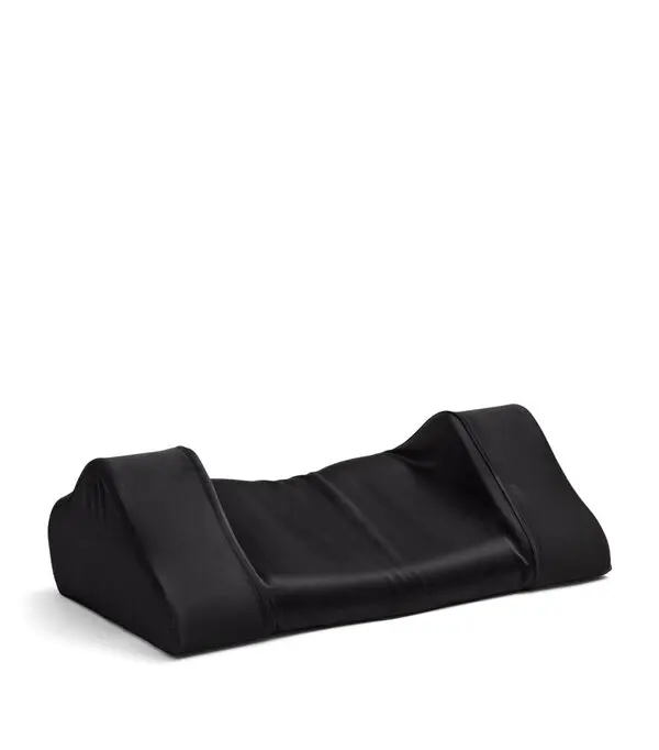 Hyoumankind Back Sleep Pillow With Silk Pillowcase - Black