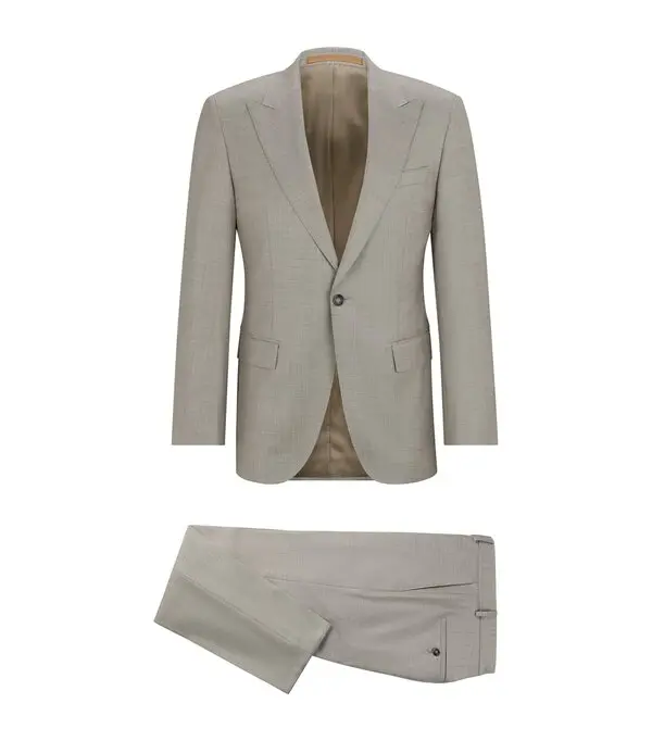 BOSS Virgin Wool Slim 2-piece Suit