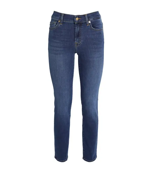 7 For All Mankind Bair Roxanne Slim Jeans - Blue