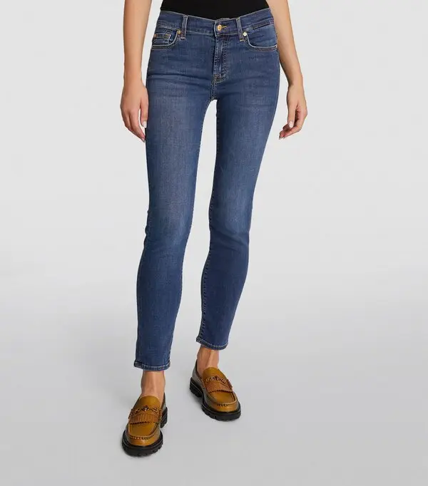 7 For All Mankind Bair Roxanne Slim Jeans