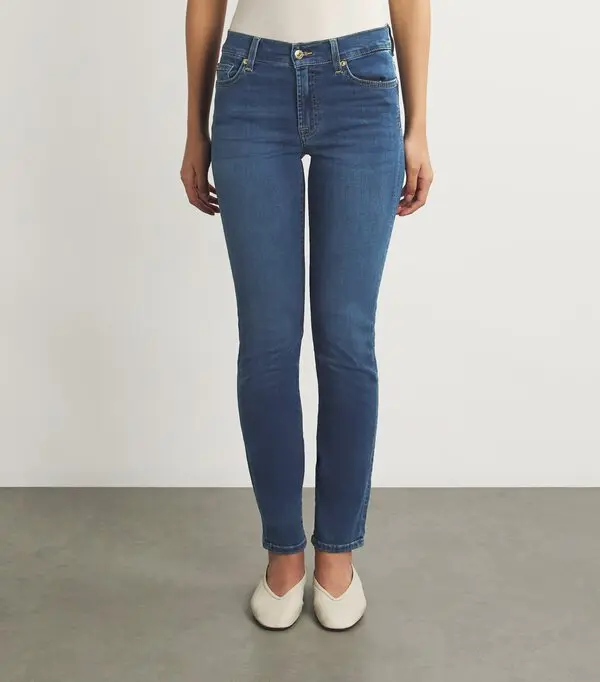 7 For All Mankind Bair Roxanne Slim Jeans