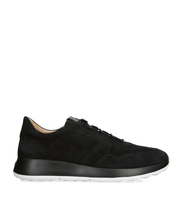 TOD'S Suede Allacciato 79k Sneakers - Black