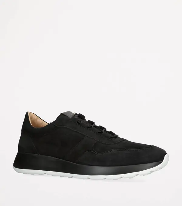 TOD'S Suede Allacciato 79k Sneakers - Black