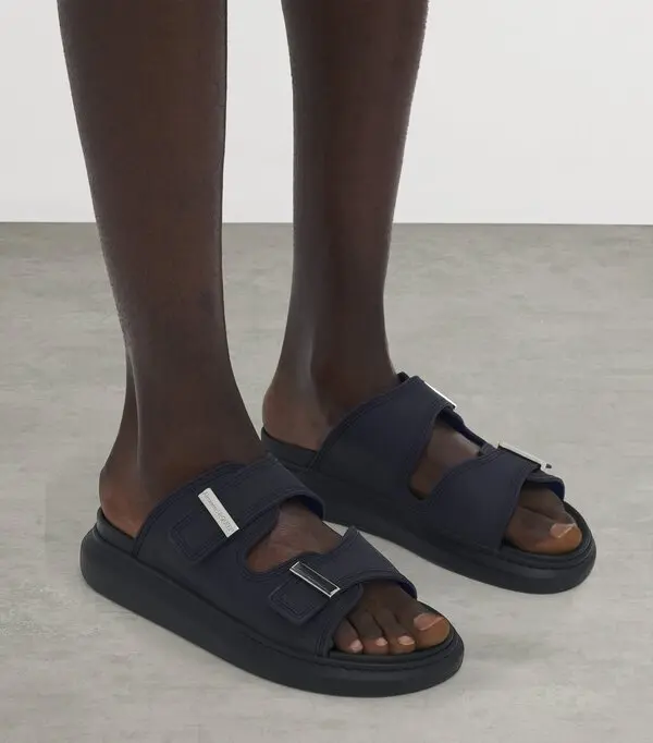 Alexander McQueen Oversized Hybrid Sandals - Blue