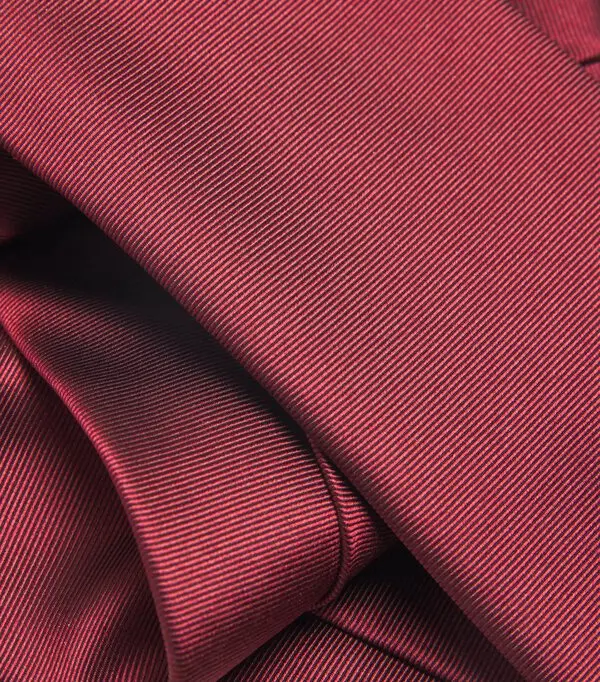 Canali Silk Jacquard Neck Tie - Red