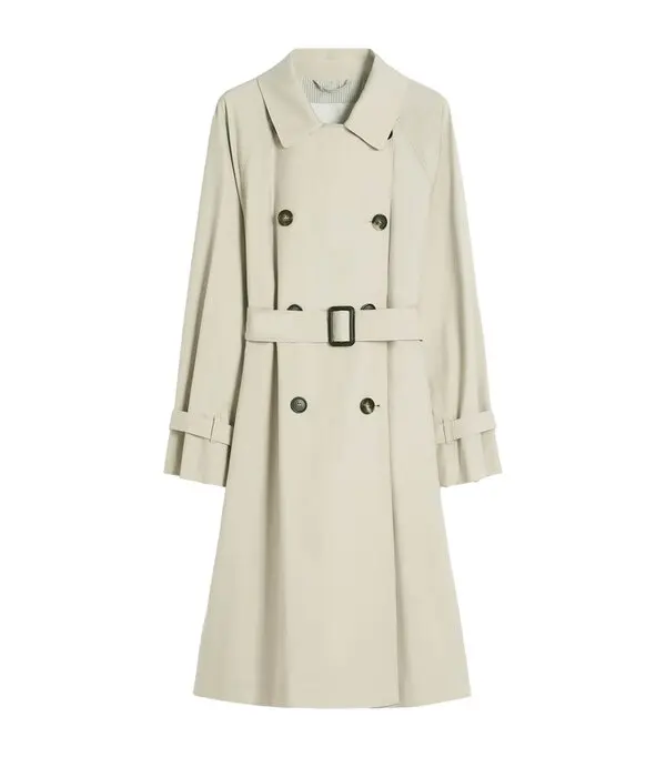 Max Mara Cotton-blend Trench Coat