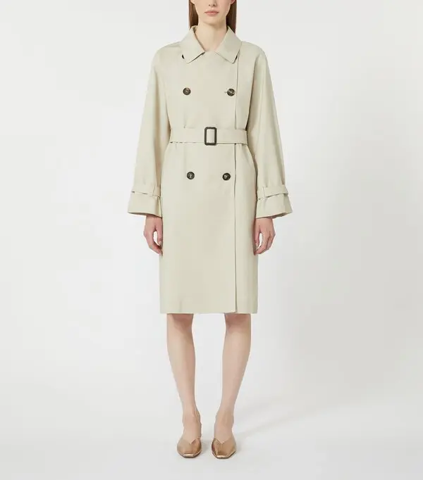 Max Mara Cotton-blend Trench Coat