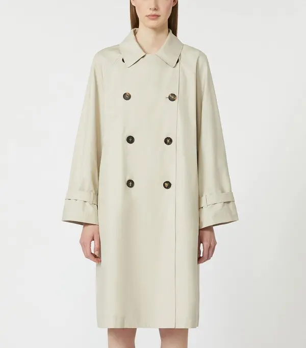 Max Mara Cotton-blend Trench Coat