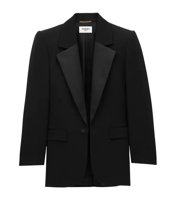 Saint Laurent Wool Tuxedo Jacket