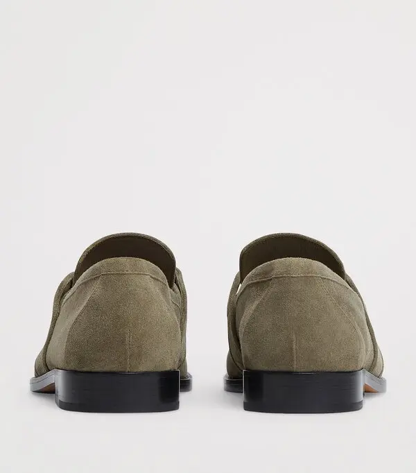 Bottega Veneta Astaire Suede Loafers - Green