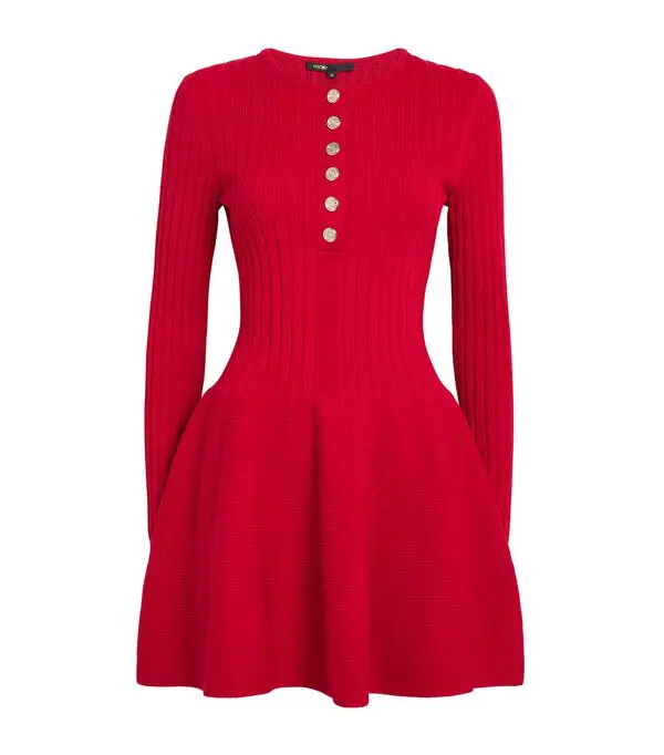 Maje Knitted Mini Dress