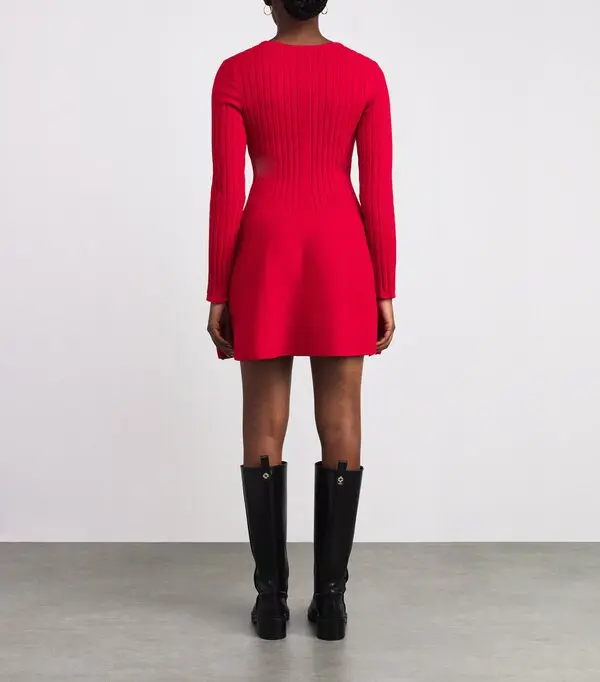 Maje Knitted Mini Dress