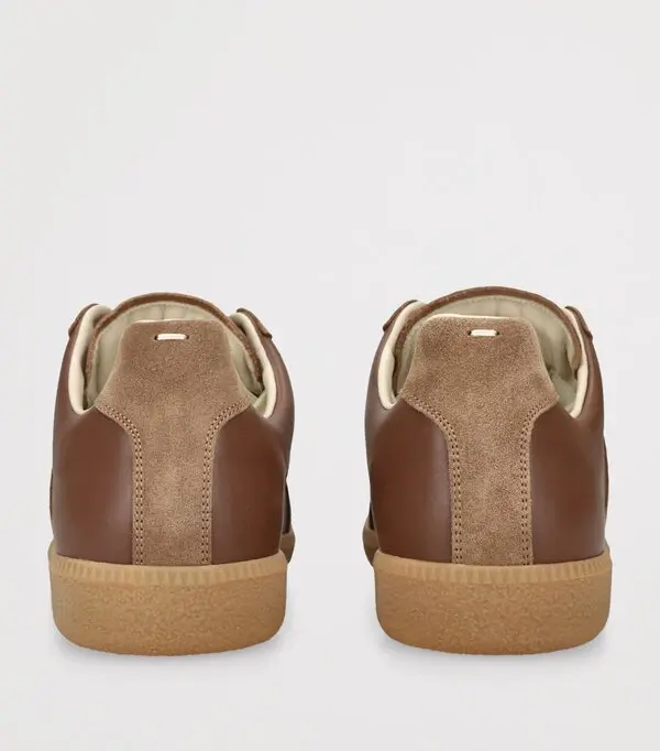 MAISON MARGIELA Leather And Suede Replica Sneakers