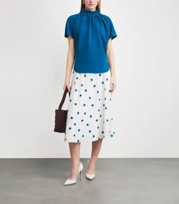 EDELINE LEE Ruff Blouse