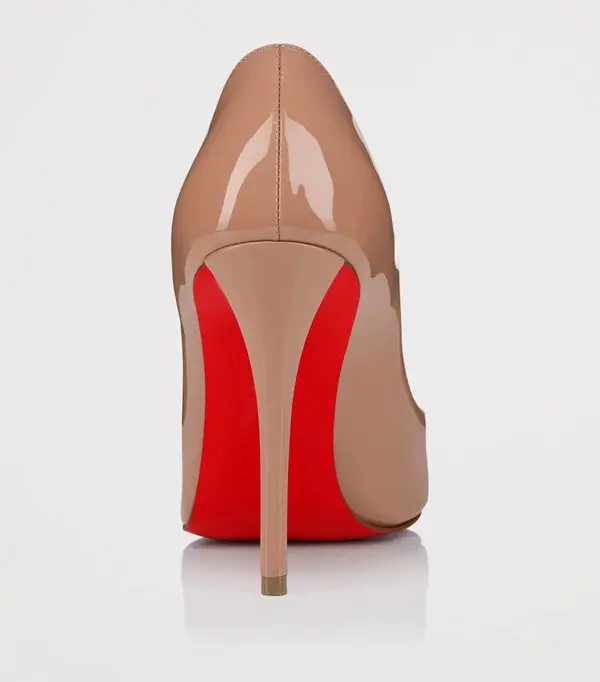 CHRISTIAN LOUBOUTIN Miss Z Patent Leather Pumps - Nude