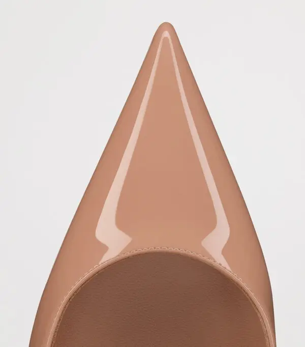 CHRISTIAN LOUBOUTIN Miss Z Patent Leather Pumps - Nude