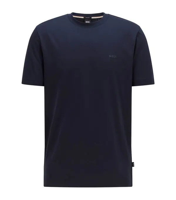 BOSS Cotton Logo T-shirt - Blue