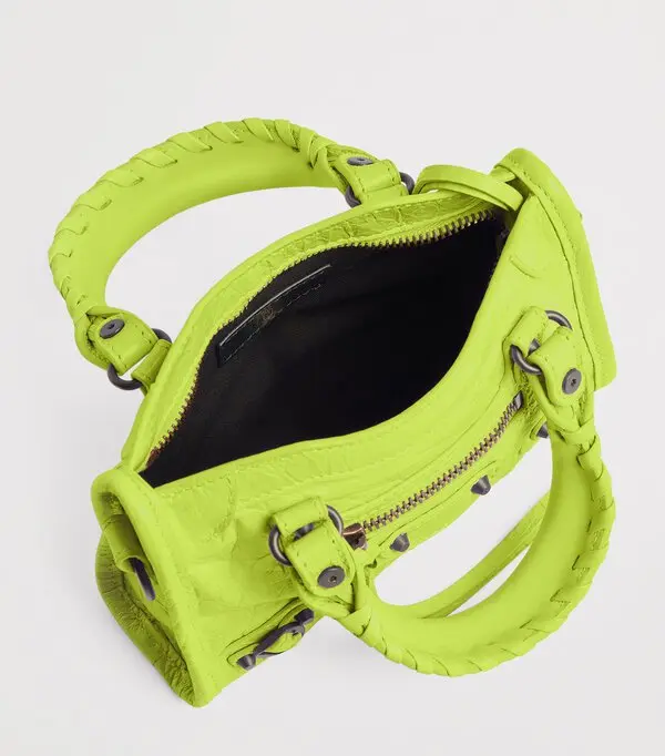 Balenciaga Nano Leather Le City Top-handle Bag - Yellow