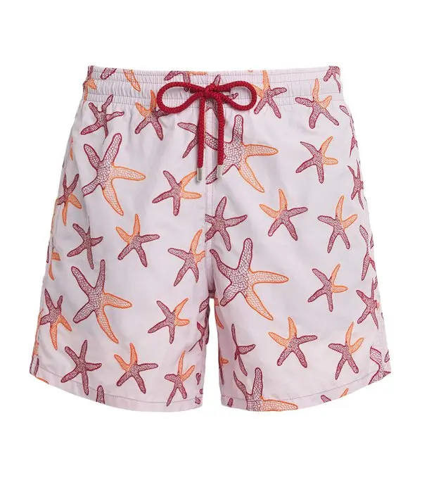 Vilebrequin Embroidered Starfish Mistral Swim Shorts - Pink