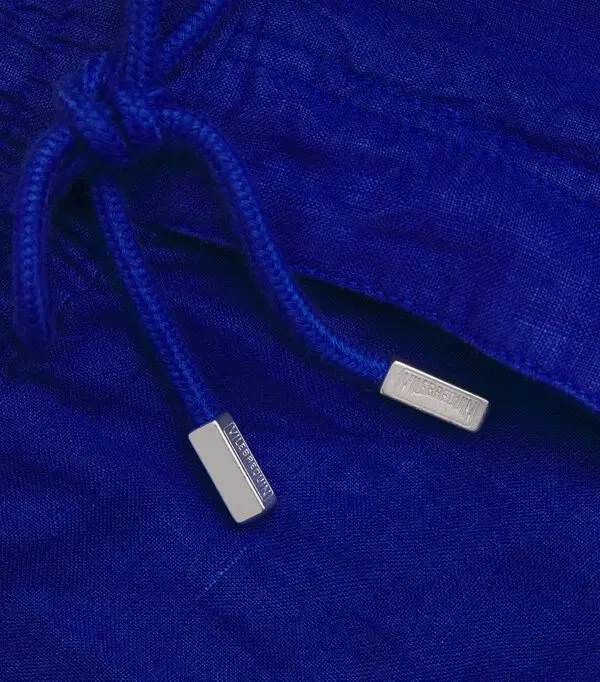 Vilebrequin Linen Baie Shorts - Blue