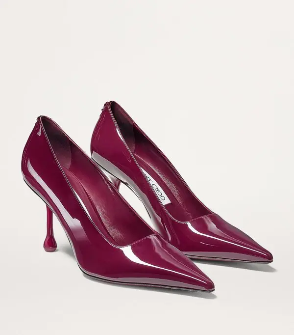JIMMY CHOO Ixia 80 Leather Pumps