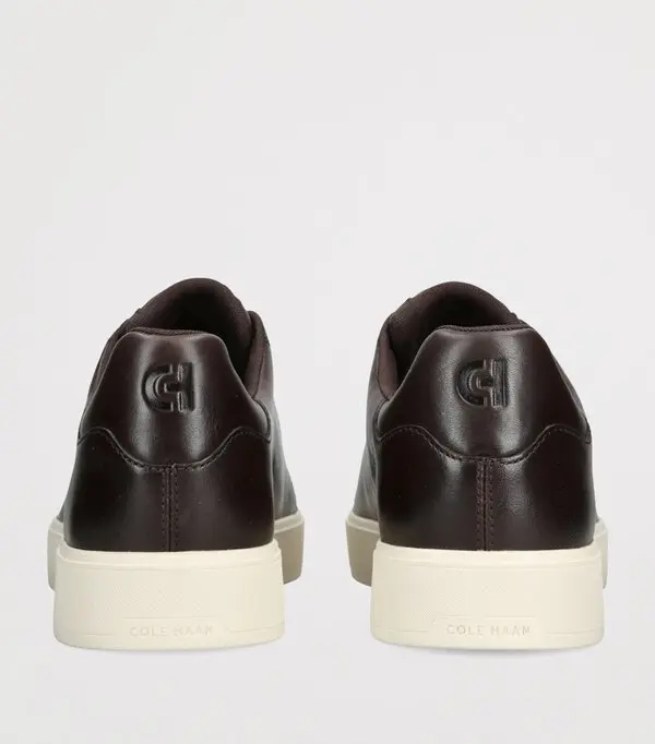 Cole Haan Leather Grandprø Luxe Sneakers - Brown