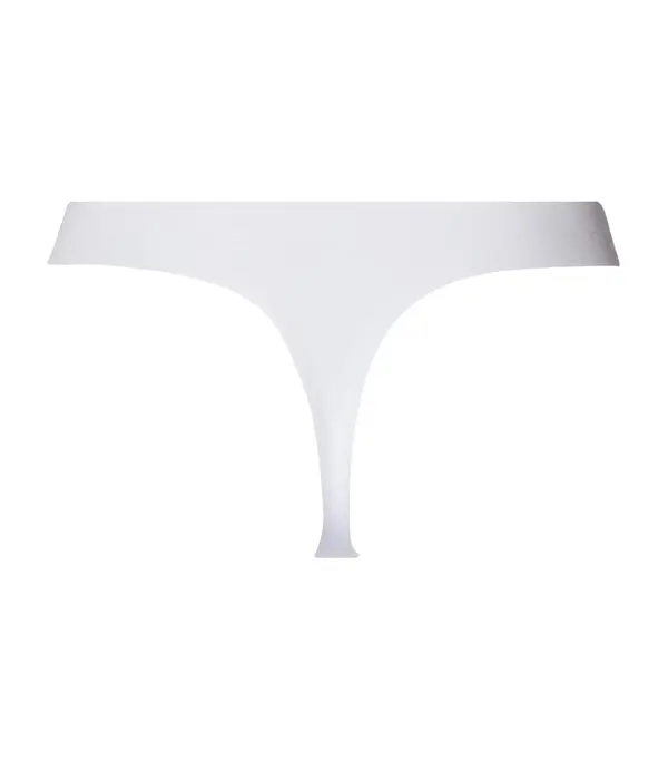 Hanro Invisible Cotton Thong - White