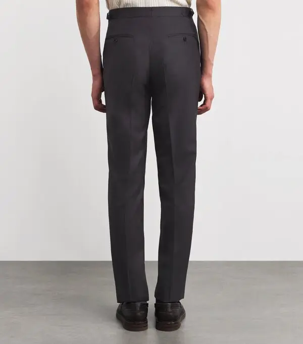 Isaia Wool Sanita Trousers - Grey
