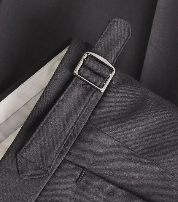 Isaia Wool Sanita Trousers - Grey