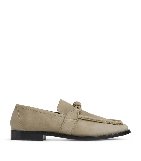 Bottega Veneta Suede Astaire Loafers