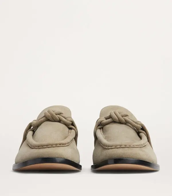 Bottega Veneta Suede Astaire Loafers