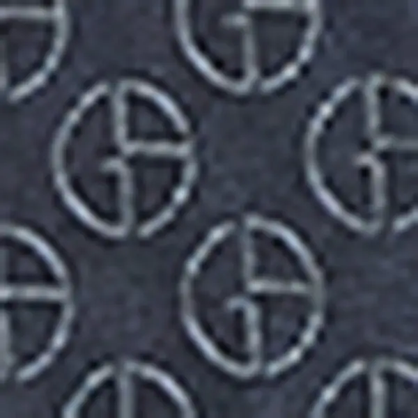 Giorgio Armani Silk Jacquard Monogram Neck Tie - Blue