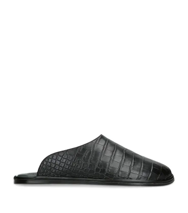 BROTINI Alligator Leather Mules