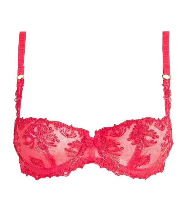 Chantelle Champs Elysees Balconette Bra - Red