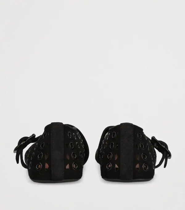 Alaïa Suede Vienne Ballet Flats