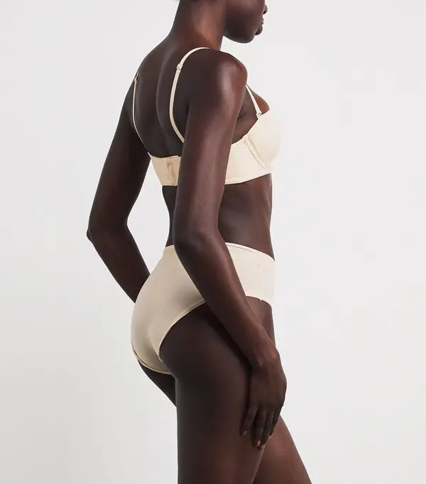 SKIMS Fits Everybody High-rise Thong - Beige