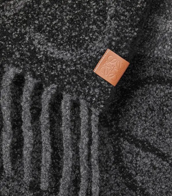 Loewe Alpaca-blend Anagram Scarf