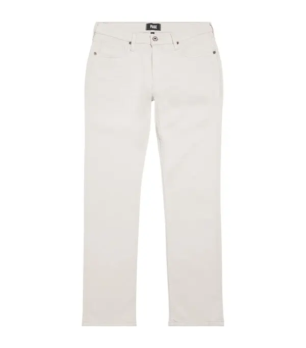 Paige Federal Slim-straight Jeans - Silver