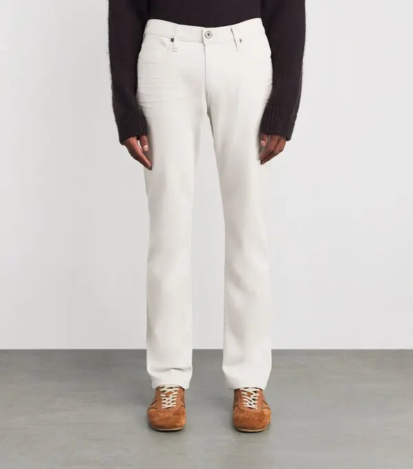 Paige Federal Slim-straight Jeans - Silver